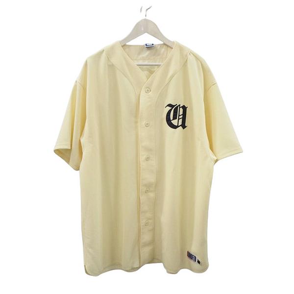 アンディフィーテッド UNDEFEATED O.E. S/S BASEBALL JERSEY ベースボール ジャージ XL アイボリー 半袖 ゲームシャツ【ブランド】アンディフィーテッド UNDEFEATED【表記サイズ】XL【実寸サイズ】...