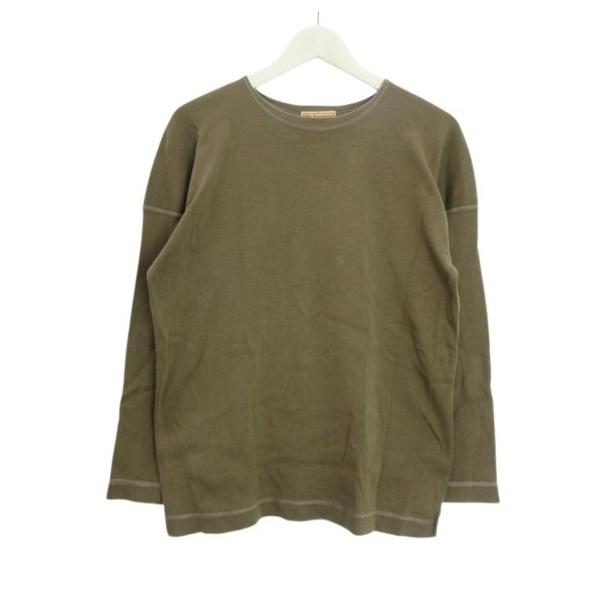 オールドホームステッダー Olde Homesteader ロンT Tシャツ 長袖 ヘビーウエイト 綿 コットン ブラウン 42 トップス メンズ【表記サイズ】42【実寸サイズ】肩幅：62cm　身幅：50cm　着丈：60cm　袖丈：42cm...