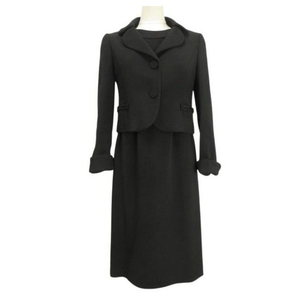 ランバン LANVIN ノワール NOIR ブラックフォーマル アンサンブル セットアップ ワンピース ジャケット 36 黒 レディース【ブランド】ランバン LANVIN【表記サイズ】36【実寸サイズ】肩幅：38/36cm　身幅：44/42...