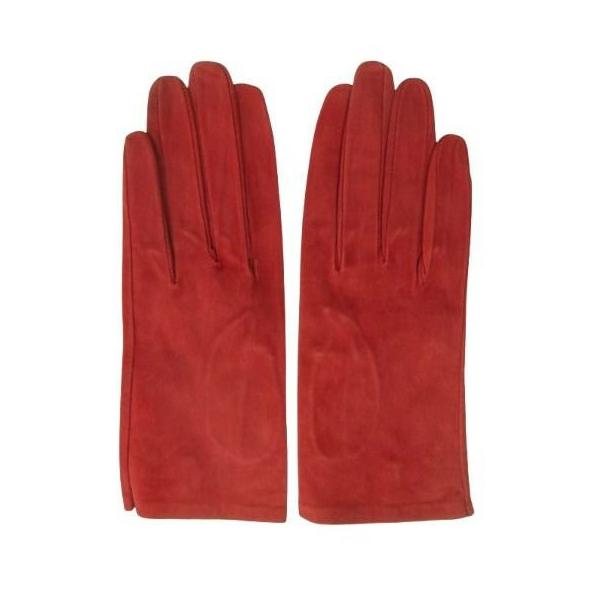 セルモネータ Sermoneta gloves グローブス 手袋 天然皮革 赤 レッド 7 1/2 レディース【ブランド】セルモネータ Sermoneta【表記サイズ】7 1/2【実寸サイズ】手首幅9cm　手首から中指まで22.5cm　【素...