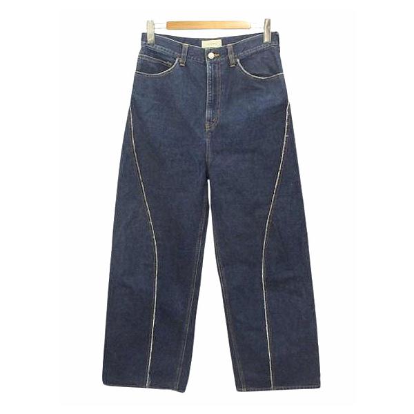 ジエダ Jieda USED LOOSE FIT JEANS jie-22S-PT01-B ユーズドルーズフィットデニムパンツ 2 インディゴブルー ワイド ジーンズ 【ブランド】ジエダ Jieda【表記サイズ】2【実寸サイズ】ウエスト：7...