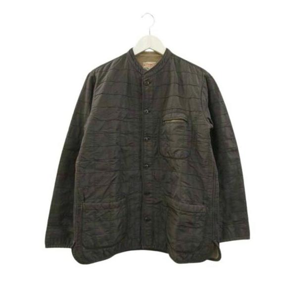 BARTACK バータック 裏フリースノーカラーキルティングジャケット 長袖 S チャコールグレー 上着 アウター メンズ【表記サイズ】S【実寸サイズ】肩幅：43.5cm　身幅：53cm　着丈：72cm　袖丈：59cm　　【素材】表地 ナイ...