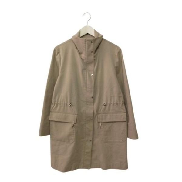 エレメントオブシンプルライフ element of SIMPLE LIFE ジャケット コート ハイネック 上着 ベージュ系 ブラウン  L レディース【表記サイズ】L【実寸サイズ】肩幅：40.5cm　身幅：51cm　袖丈：56cm　着丈：...
