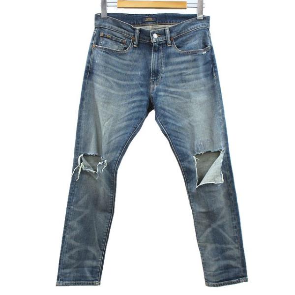 ポロ ラルフローレン POLO RALPH LAUREN デニムパンツ サリバンスリム SULLIVAN SLIM ストレッチ ジーンズ ブルー 30 メンズ【ブランド】ポロ ラルフローレン POLO RALPH LAUREN【表記サイズ】...