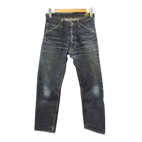 TROPHY CLOTHING 1605 トロフィークロージング セルビッチデニムパンツ 30 インディゴブルー ストレート ジーンズ 耳付き ボトムス メンズ【表記サイズ】30【実寸サイズ】ウエスト：70cm　もも幅：28cm　裾幅：20...