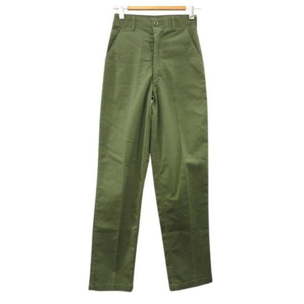 ヴィンテージ VINTAGE U.S.ARMY 80s OG-507 ユーティリティパンツ トラウザーズパンツ オリーブ 28 メンズ【ブランド】ヴィンテージ VINTAGE【表記サイズ】W28スタンプは27と押しています。【実寸サイズ】ウ...