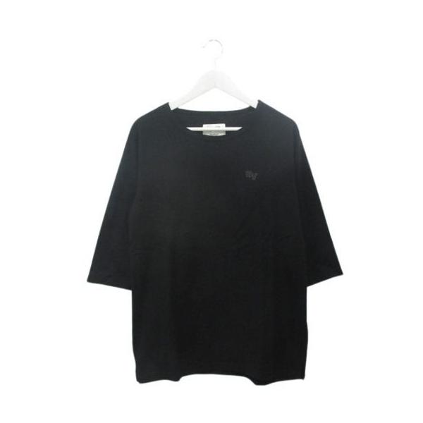 ヴァルゴ VIRGO Tシャツ 2 七分袖 カットソー BRAHMAN 刺繍 プリント ブラック 黒 トップス メンズ【ブランド】ヴァルゴ VIRGO【表記サイズ】2【実寸サイズ】肩幅：45cm　身幅：51cm　着丈：68cm　袖丈：38c...