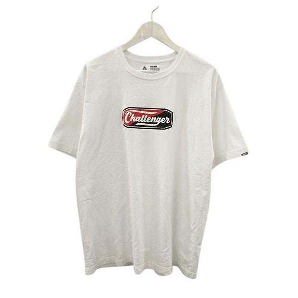 チャレンジャー CHALLENGER 25SS TWO TONE LOGO TEE 2トーン ロゴ Tシャツ L 白 ホワイト ロゴプリント 半袖 カットソー トップス メンズ【ブランド】チャレンジャー CHALLENGER【表記サイズ】L...