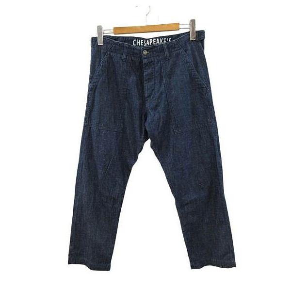 チェサピークス CHESAPEAKE’S デニム ベイカーパンツ 31 8.5oz Rinse Wash Selved Denim Baker Pants ボーイズマーケット メンズ【表記サイズ】31【実寸サイズ】ウエスト：約82cm　もも...