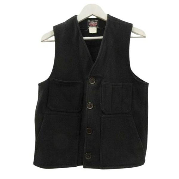 ジョンソンウーレンミルズ Johnson Woolen Mills ウールベスト ワークベスト USA製 ブラック 黒 メンズ【ブランド】ジョンソンウーレンミルズ Johnson Woolen Mills【表記サイズ】表記がありません。【実...