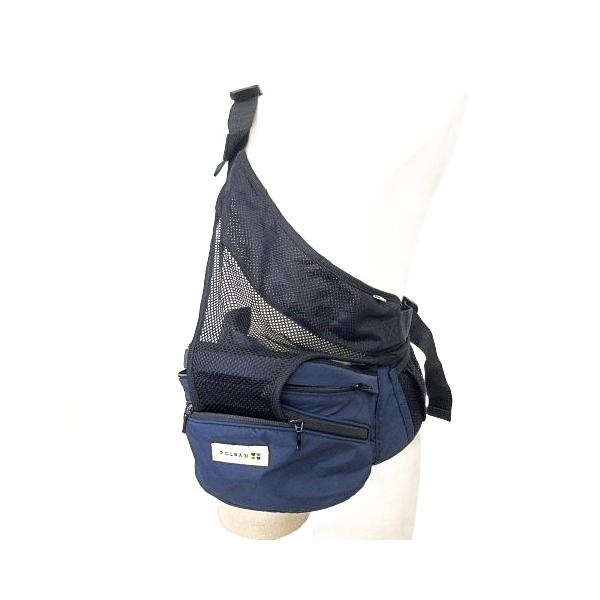 POLBAN ヒップシート シングルショルダー 抱っこ紐 だっこひも 紺 ネイビー ベビー用品 A1010 レディース【表記サイズ】なし【実寸サイズ】腰回り最大〜111cm　【色】ネイビー【仕様】生地　ナイロン100%　メッシュ　ポリエステ...
