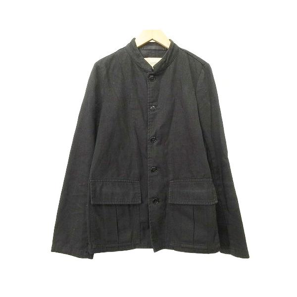 ズッカトラバイユ ZUCCa TRAVAIL バンドカラー シャツ ジャケット 0 黒 ブラック ■YHS8 レディース【ブランド】ズッカトラバイユ ZUCCa TRAVAIL【表記サイズ】0【実寸サイズ】肩幅：38cm　身幅：47cm　着...