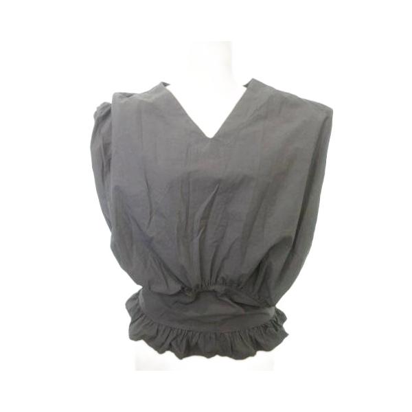 コレクションプリヴェ COLLECTION PRIVEE? 美品 ノースリーブ カットソー Vネック 無地 薄手 42 約Lサイズ グレー ■YHS3 レディース【ブランド】コレクションプリヴェ COLLECTION PRIVEE?【表記サ...