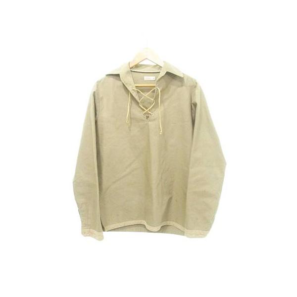 エカッション EQUATION PERSONNELLE ヴィンテージ トップス Lサイズ ベージュ メンズ【ブランド】エカッション EQUATION PERSONNELLE【表記サイズ】Ｌサイズ【実寸サイズ】肩幅：50cm　身幅：51cm　...