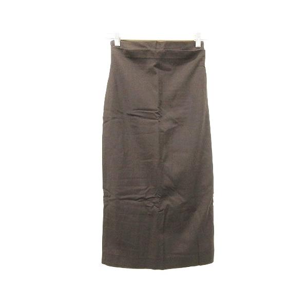 タグ付き LIQUID PIXIE ロング タイトスカート 38 Mサイズ 茶 ブラウン ■GY61 レディース【表記サイズ】38【実寸サイズ】ウエスト：64cm　ヒップ：88cm　スカート丈：63cm　-　【素材】添付画像をご確認ください...