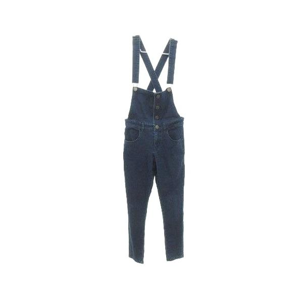 Riff 美品 デニム オーバーオール Sサイズ インディゴ MMT レディース【表記サイズ】Sサイズ【実寸サイズ】ウエスト：70cm　もも幅：24cm　裾幅：12cm　股上：18cm　股下：65cm　　【素材】添付画像をご確認ください。【...