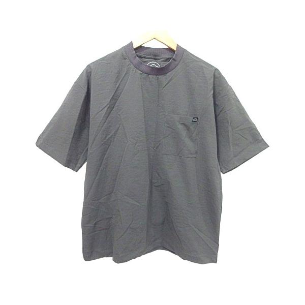 未使用品 c.mountaineering CMT タグ付き Tシャツ 半袖 胸ポケット S チャコールグレー コーエン ■GY99 A0115 メンズ【表記サイズ】S【実寸サイズ】肩幅：53cm　身幅：56cm　着丈：64.5cm　袖丈：...