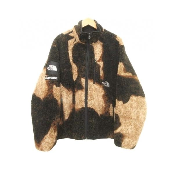 ザノースフェイス × シュプリーム Supreme NA52100I 21AW Bleached Denim Print フリース ジャケット L 黒 ブラウン メンズ【ブランド】ザノースフェイス THE NORTH FACE【表記サイズ】...