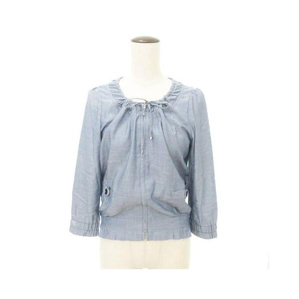 クリアインプレッション CLEAR IMPRESSION ブルゾン ジャケット 3 Lサイズ インディゴ ■TC レディース【ブランド】クリアインプレッション CLEAR IMPRESSION【表記サイズ】3 Lサイズ【実寸サイズ】肩幅：3...