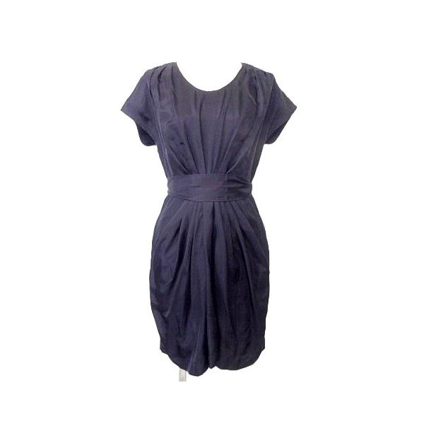 フリッカ FLICKA ワンピース ひざ丈 半袖 1 S相当 黒 ブラック ■TC A0209 レディース【ブランド】フリッカ FLICKA【表記サイズ】1（Sサイズ相当）【実寸サイズ】肩幅：-cm　身幅：35cm　袖丈：-cm　総丈：84...