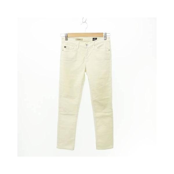 AG ADRIANO GOLDSCHMIED コーデュロイ パンツ ボトム 24 ライトベージュ ■TC レディース【表記サイズ】24【実寸サイズ】ウエスト：70cm　もも幅：21cm　裾幅：14cm　股上：14cm　股下：65cm　　【素...