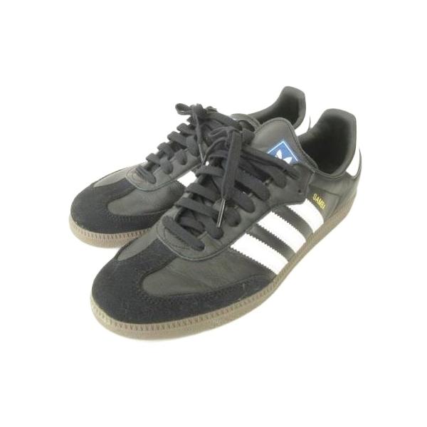 アディダス adidas B75807 SAMBA サンバ スニーカー ローカット 靴 26.5cm 黒 ブラック メンズ【ブランド】アディダス adidas【表記サイズ】26.5cmUS8.5【実寸サイズ】最大幅：10.3cm　アウトソー...