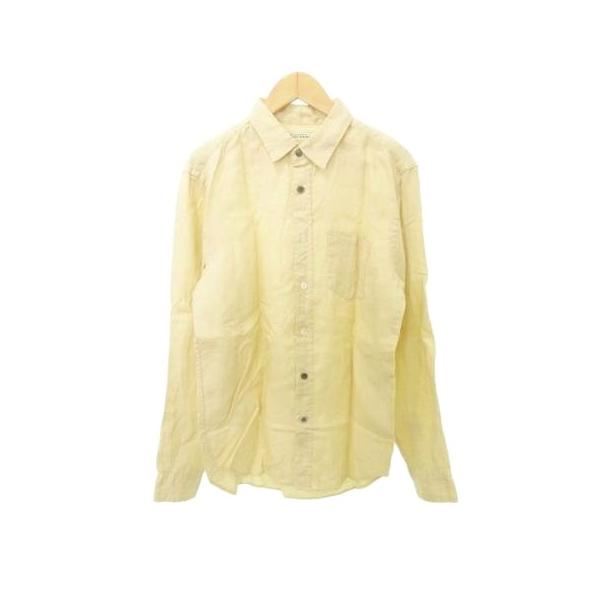 ローズバッドカップルズ ROSE BUD COUPLES リネン シャツ 長袖 無地 ラウンド ポケット 薄手 Mサイズ ベージュ メンズ【ブランド】ローズバッドカップルズ ROSE BUD COUPLES【表記サイズ】Mサイズ【実寸サイズ...