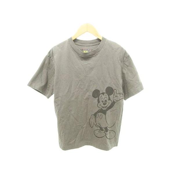 ロンハーマン Ron Herman × Disney 美品 ミッキーマウスプリント Ｔシャツ 半袖 日本製 XSサイズ チャコール ■GY47 レディース【ブランド】ロンハーマン Ron Herman【表記サイズ】XSサイズ【実寸サイズ】肩...