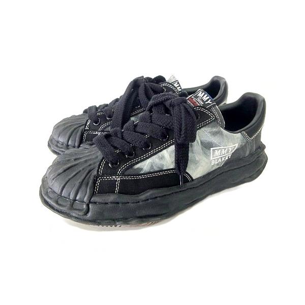 ミハラヤスヒロ MIHARA YASUHIRO × atmos × FR2 BLAKEY LOW Smoking kills スニーカー 43 約27.5cm グリーン 黒 ブラック ☆AA★【ブランド】ミハラヤスヒロ MIHARA YAS...