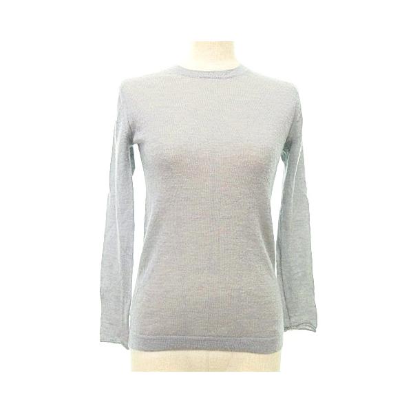 SEASON STYLE LAB カシミヤ ニット カットソー 36 S相当 ライトグレー ■GY47 A0226 レディース【表記サイズ】36（Sサイズ相当）【実寸サイズ】肩幅：31cm　身幅：36.5cm　着丈：59cm　袖丈：54cm...