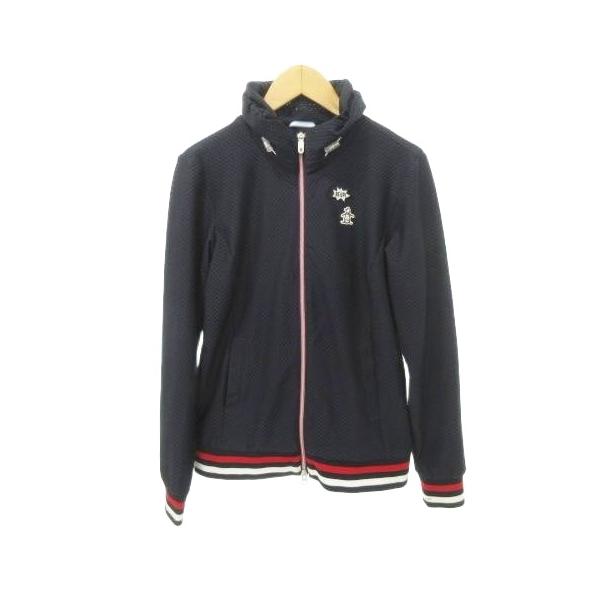 マンシングウェア MUNSINGWEAR ゴルフ ウエア ジップジャケット ロゴ ライン Mサイズ 紺 ネイビー ■GY47 メンズ【ブランド】マンシングウェア MUNSINGWEAR【表記サイズ】Mサイズ【実寸サイズ】肩幅：38.4cm　...