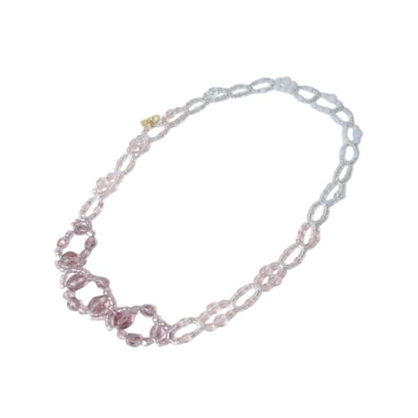 コンプレックスビズ Complex Biz 美品 ヘアバンド ビーズ チャーム ヘアアクセサリー ピンク ホワイト クリアカラー /X レディース【実寸サイズ】頭周り 約46cm　【素材】ビーズ【色】ピンク　白 ホワイト　クリアカラー　　・...