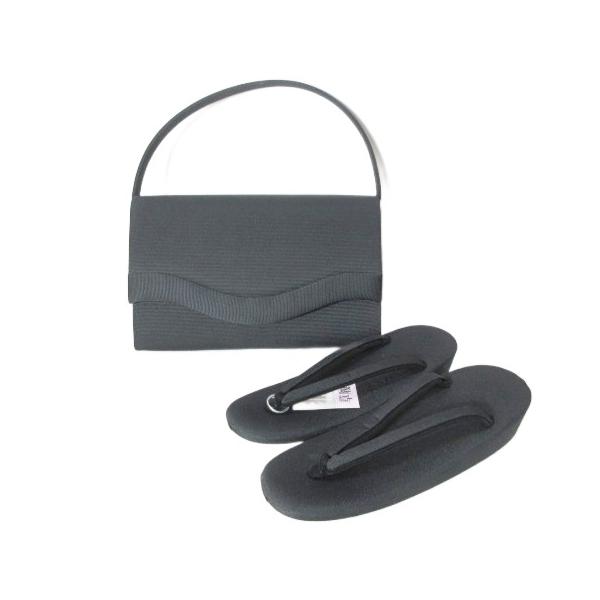 未使用品 やまと 草履 バッグ セット フォーマル 和装 西陣織 2WAY クラッチ 鞄 黒 ブラック X 【表記サイズ】草履・サイズ表記がございません。実寸サイズをご参照ください。【実寸サイズ】持ち手の長さ：40cm　ヨコ：25cm　タテ...