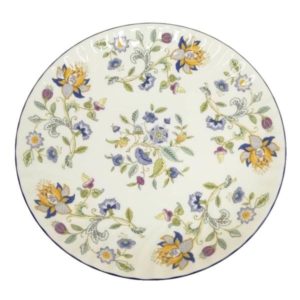 ミントン MINTON ハドンホール ブルー HADDON HALL BLUE 29cm プレート 皿 大皿 【実寸サイズ】幅/約29cm　高/約4cm　【素材】陶器【仕様】ハドンホール ブルー HADDON HALL BLUE【状態】目立...