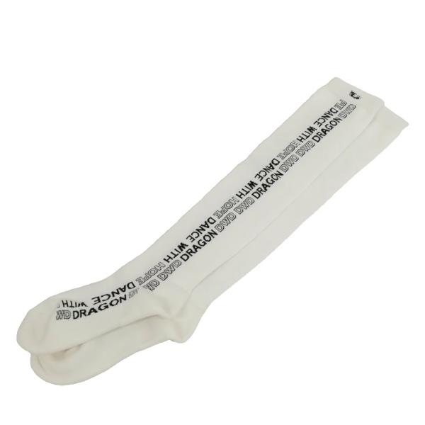 ダンスウィズドラゴン Dance With Dragon ロゴライン ハイソックス 靴下 ゴルフウエア ホワイト レディース【ブランド】ダンスウィズドラゴン Dance With Dragon【表記サイズ】サイズ表記無し。・約22〜24cm...