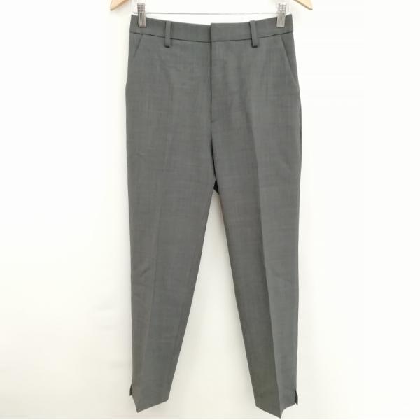 Lisiere L'Appartement リジェール アパルトモン 24030560512030 Cigarette Pants 24AW スラックス トラウザー パンツ 美品 34 グレー レディース【ブランド】Lisiere L'Ap...