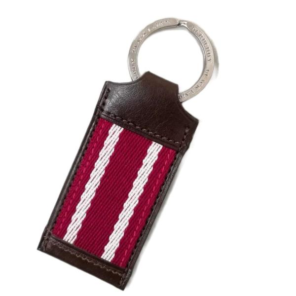 バーバリーブラックレーベル BURBERRY BLACK LABEL キーリング レザー ライン 茶 ブラウン ピンク系 メンズ【ブランド】バーバリーブラックレーベル BURBERRY BLACK LABEL【実寸サイズ】リング含む全長9....