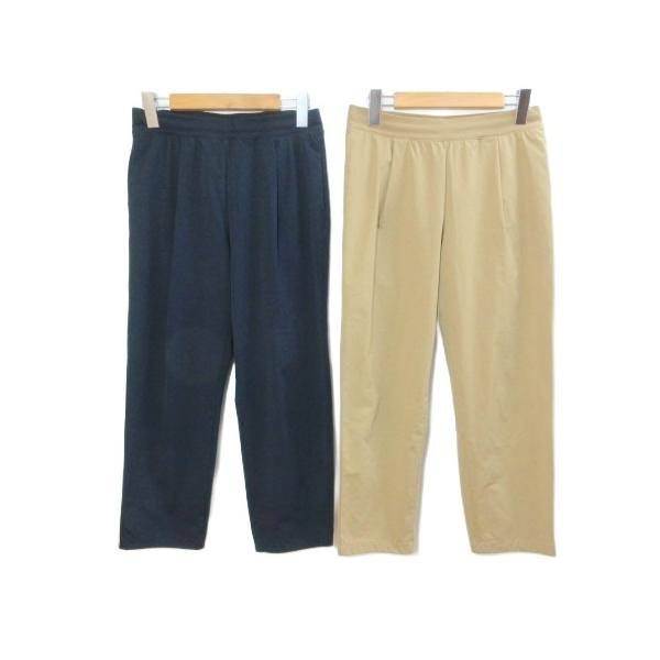 ユニクロ UNIQLO 2点セット 21SS ウルトラストレッチアクティブテーパードアンクルパンツ 241-433739 色違い まとめ S ベージュ ネイビー X【ブランド】ユニクロ UNIQLO【表記サイズ】S【実寸サイズ】ウエスト：7...