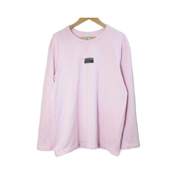 アディダス adidas R.Y.V. GRAPHIC LONG SLEEVE SHIRT H11455 美品 大きいサイズ Tシャツ 長袖 グラフィック 刺? XO XL相当 ピンク X 【ブランド】アディダス adidas【表記サイズ】...
