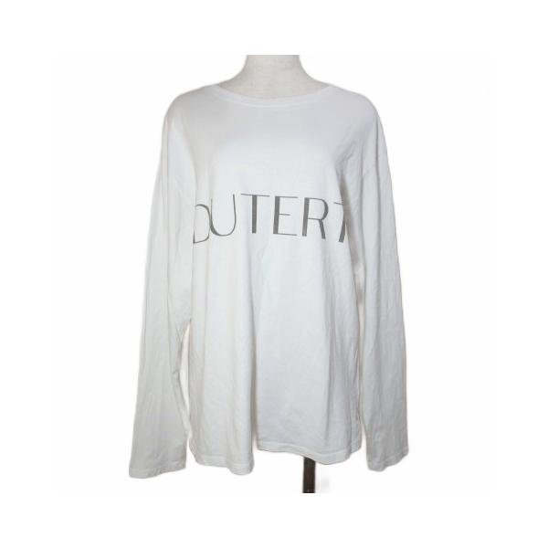 スピック&amp;スパン Spick&amp;Span 22AW DU TERTREシルケット天竺ロゴロンT 22070200218040 Tシャツ カットソー 長袖 フリーサイズ 白 ホワイト /X レディース【ブランド】スピック&amp...