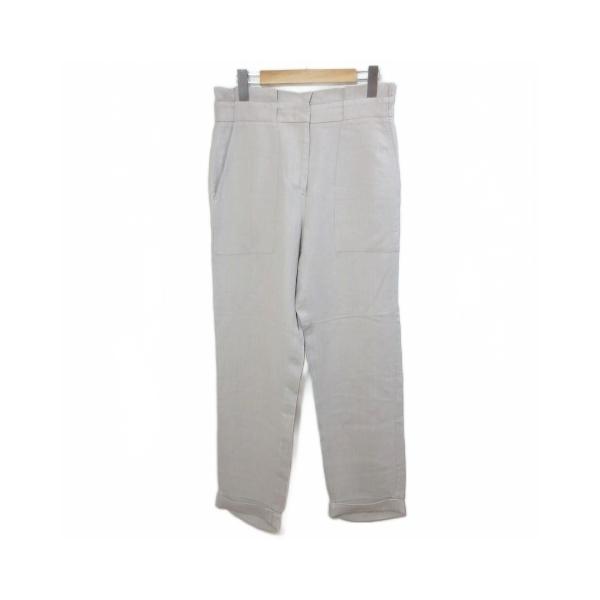 カッペリーニ CAPPELLINI 美品 パンツ リネン混 ハイウエスト コロネット IT42 日本サイズM相当 ベージュ系 /X レディース【表記サイズ】IT42(日本サイズM相当)実寸サイズをご参照ください。【実寸サイズ】ウエスト：72...