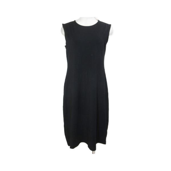 セオリー Theory 18SS RUBRIC TUCK BACK DRESS カットソーワンピース ひざ丈 ノースリーブ コットンレーヨン S 黒 ブラック /X【ブランド】セオリー Theory【表記サイズ】S【実寸サイズ】身幅：41c...