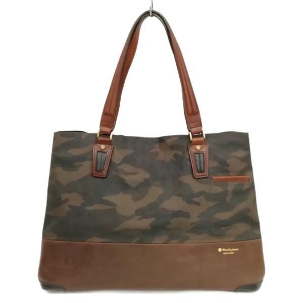 マスターピース MASTERPIECE Gloss グロス トートバッグ 迷彩 カモフラ カーキ ブラウン メンズ【ブランド】マスターピース MASTERPIECE【実寸サイズ】持ち手の長さ：約56cm　ヨコ：約42〜47cm　タテ：約33...