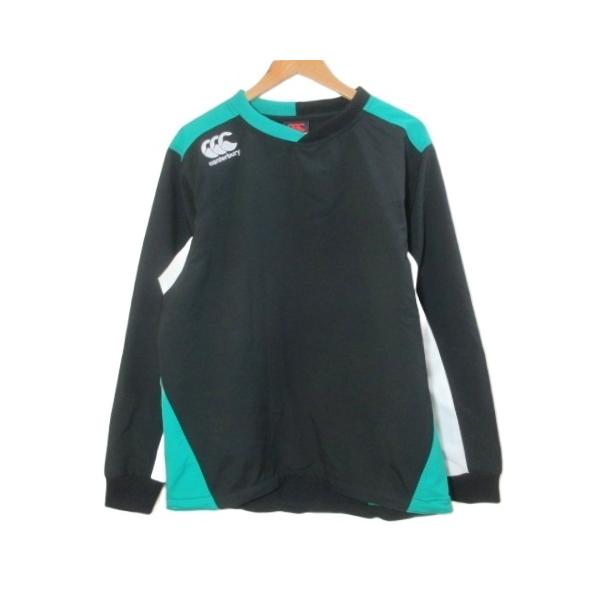 未使用品 カンタベリー プラクティス プルオーバー ウィンドブレーカー ピステ ラグビー ウエア RG70009 長袖 ロゴ刺? L ブラック【ブランド】カンタベリー CANTERBURY【表記サイズ】L【実寸サイズ】肩幅：48.5cm　身...