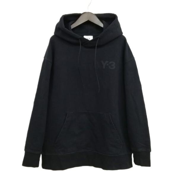 ワイスリー Y-3 ヨウジヤマモト GV4198 CLASSIC CHEST LOGO HOODIE スウェット プルオーバー パーカー L ブラック メンズ【ブランド】ワイスリー Y-3【表記サイズ】L【実寸サイズ】肩幅：59cm　身幅：...