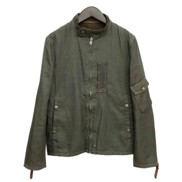 サージュデクレ sage de cret ジャケット ブルゾン チャコール系 メンズ【ブランド】サージュデクレ sage de cret【表記サイズ】サイズ表記無し、実寸サイズをご参考下さい。【実寸サイズ】肩幅：43cm　身幅：51cm　着...