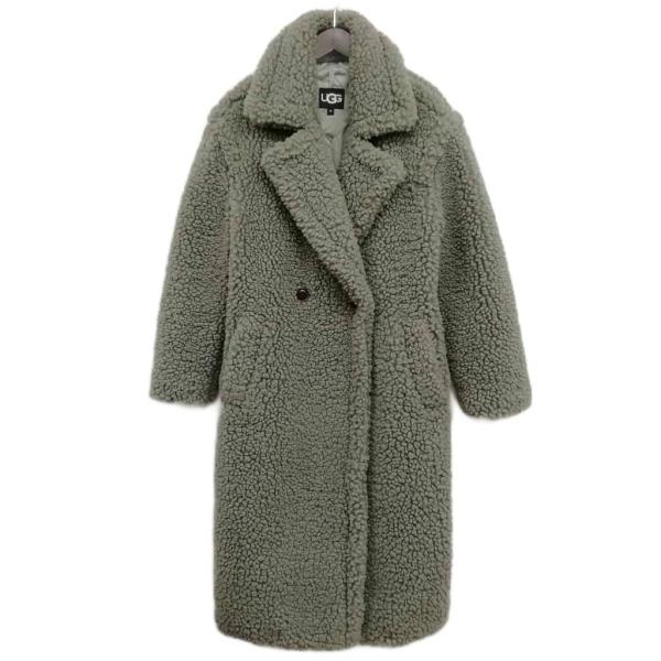 アグ オーストラリア UGG australia GERTRUDE LONG TEDDY COAT ガートルード ロング テディ コート カーキ XS レディース【ブランド】アグ オーストラリア UGG australia【実寸サイズ】肩幅...