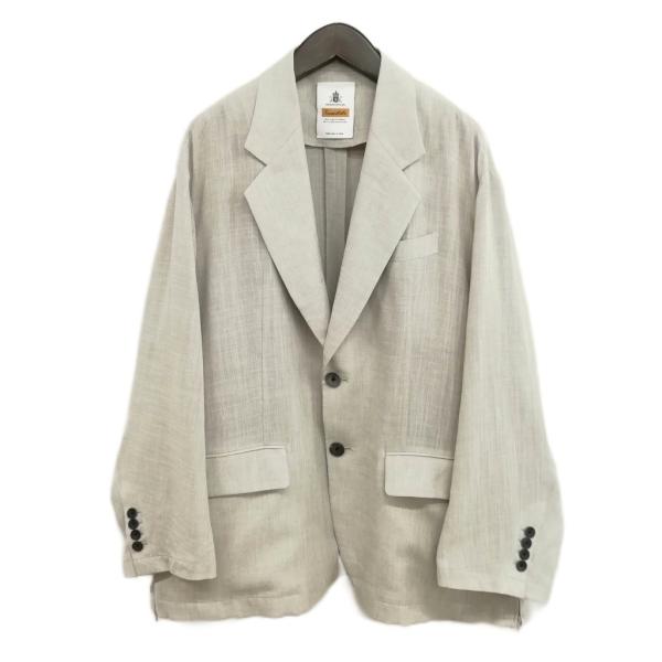 メゾンスペシャル MAISON SPECIAL 11251111603 Triacetate Prime-Over Tailored Jacket テーラード ジャケット オーバーサイズ 0 グレー系 メンズ【ブランド】メゾンスペシャル M...