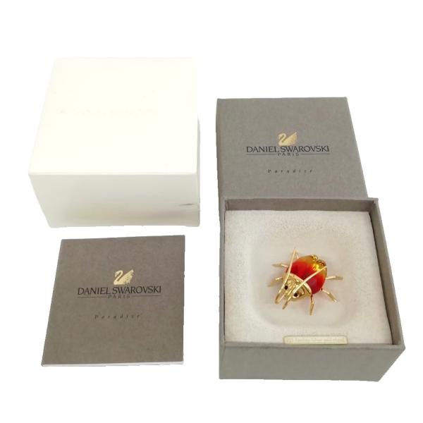 スワロフスキー SWAROVSKI ダニエルスワロフスキー 昆虫 コガネムシ オブジェ マグネット クリスタル 925 シルバー ゴールドカラー 【ブランド】スワロフスキー SWAROVSKI【実寸サイズ】約3.5cm×3.5cm　総重量/...