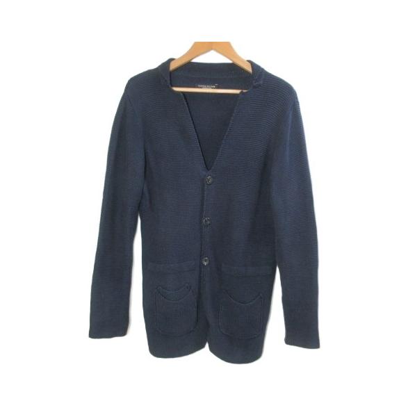 カスタムカルチャー CUSTOM CULTURE DRESSEDPUNK ニットジャケット コットンリネン キーネック 2 M相当 紺 ネイビー /X メンズ【ブランド】カスタムカルチャー CUSTOM CULTURE【表記サイズ】2(M相...